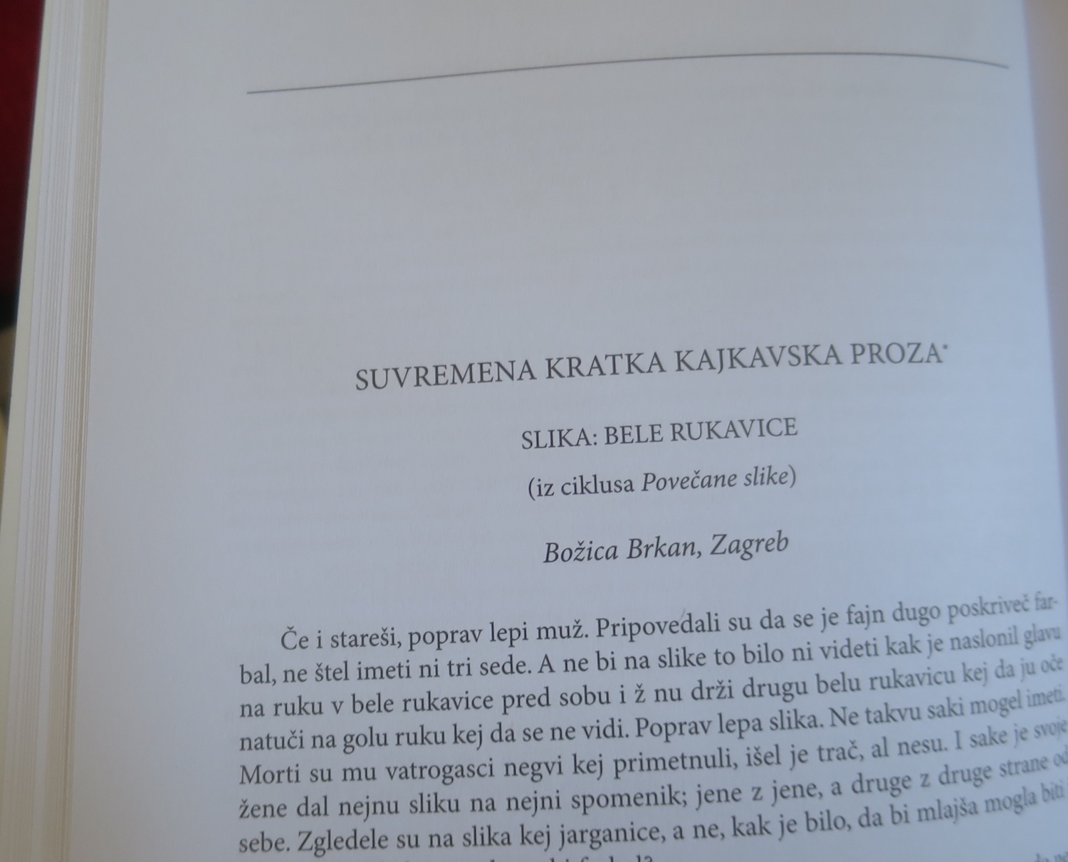 SLika: Bele rukavice – Božica Brkan